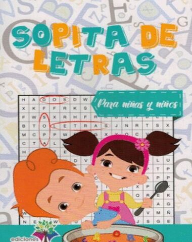 SOPITA DE LETRAS PARA NIÑOS Y NIÑAS – LIBRERIA PARTHENON