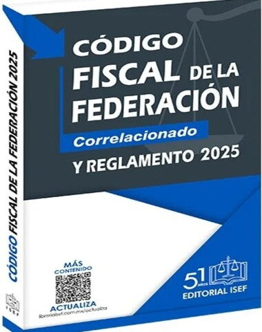 CODIGO FISCAL DE LA FEDERACION 2025 – LIBRERIA PARTHENON