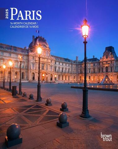 CALENDARIO PARIS 7 X 14 2025 – LIBRERIA PARTHENON